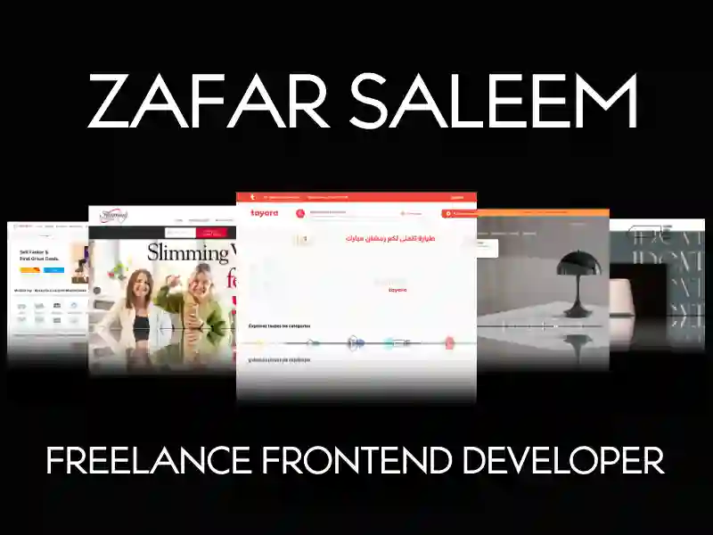 Freelance Developer Zafar Saleem React Nextjs Javascript Typescript